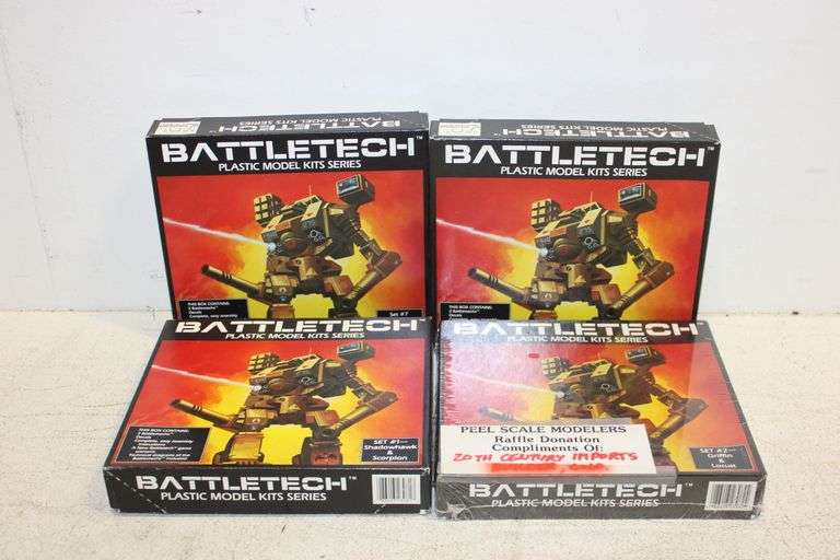 Battletech Model Kits - Auction Ohio