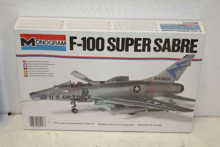 F-100 Super Sabre Model Kit - Auction Ohio