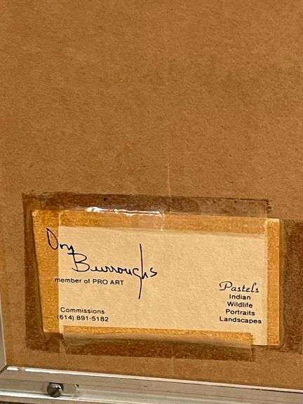 Pair of Don Burroughs Framed Pastels - Auction Ohio