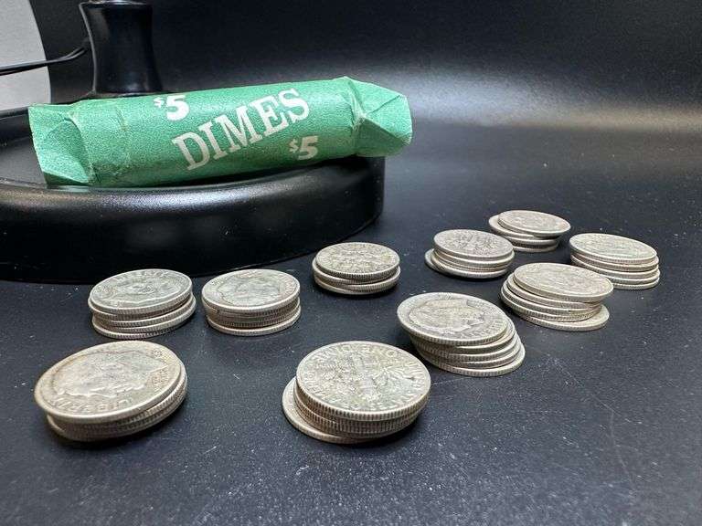 Roll of Roosevelt Dimes - Auction Ohio