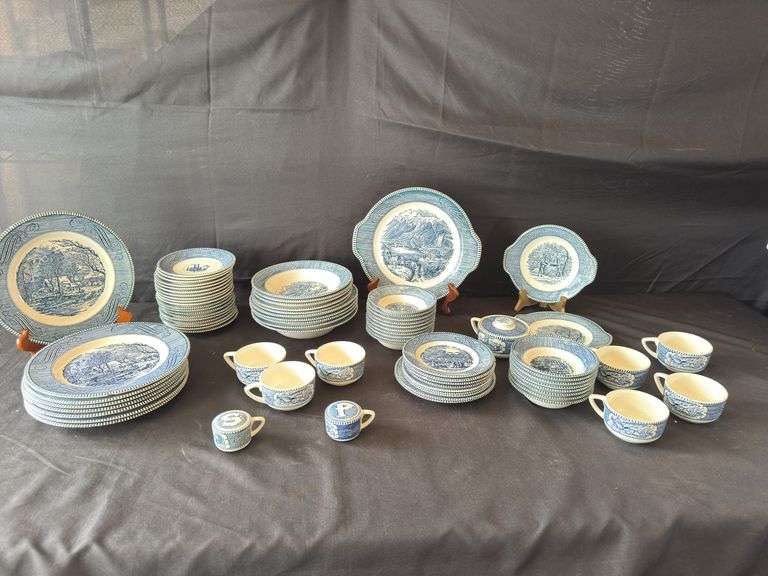 Currier & Ives Dinnerware - Auction Ohio