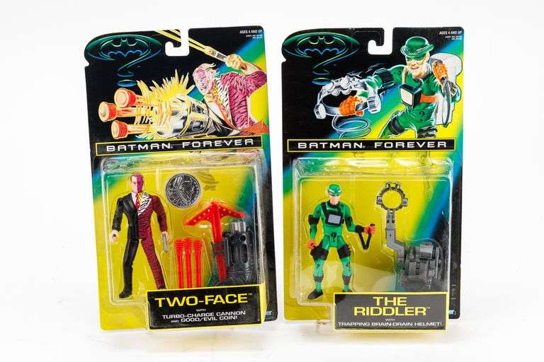 Batman Forever- 1990's The Riddler and Two-Face - Auction Ohio