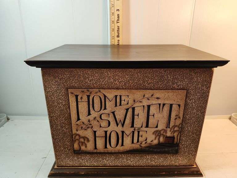 David's Home Sweet Home Box Print 11"X16"X12" - Auction Ohio