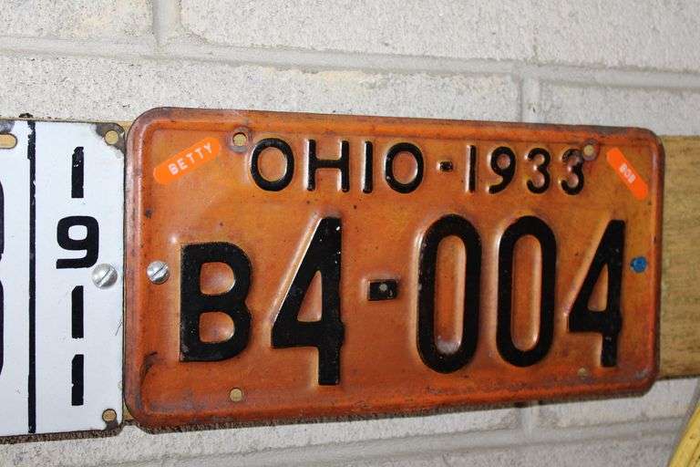 Vintage Ohio License Plates - Auction Ohio