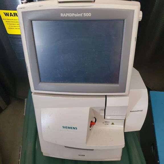 Siemens RAPIDPoint 500 Blood Gas Analyzer - Auction Ohio