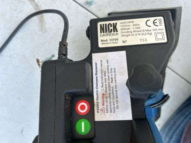 Nick Chain Saw Sharpener - Auction Ohio