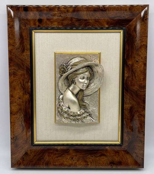 Italy Silver Framed Plaque - Auction Ohio