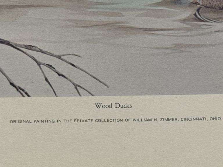 John Ruthven “Wood Ducks” - Auction Ohio