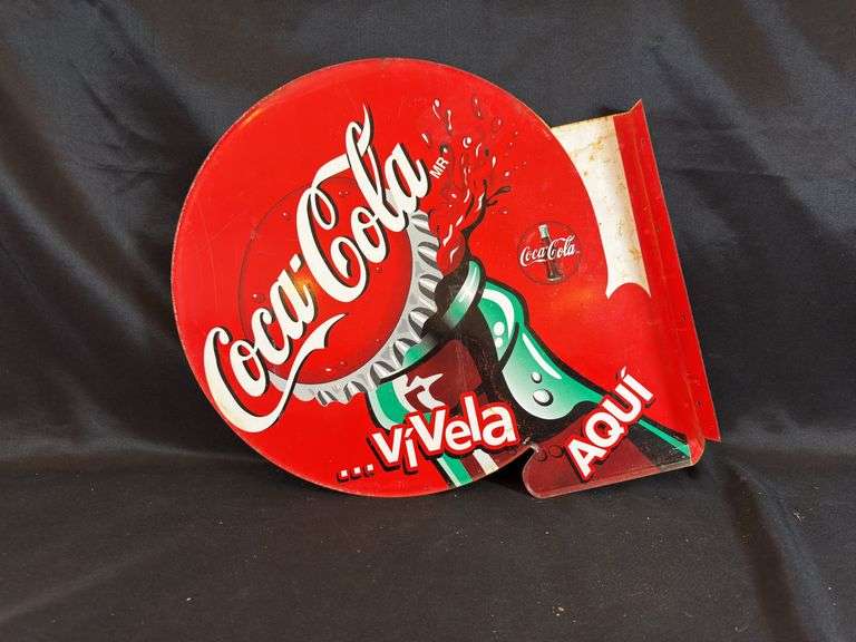 Spanish Coca Cola Sign - Auction Ohio