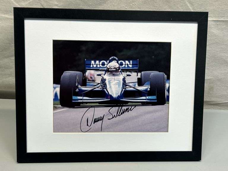 Framed Danny Sullivan Autographed Racing Photo - Auction Ohio