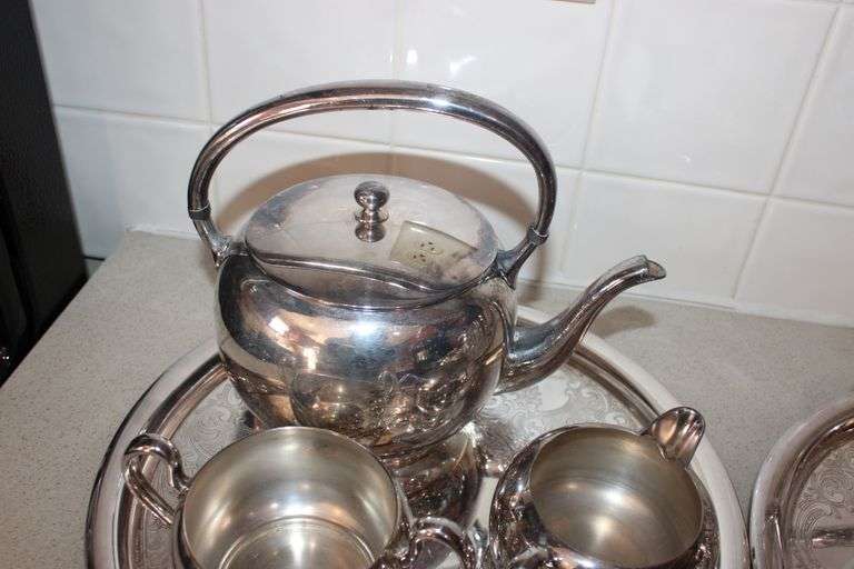 Silver On Copper Tea Sets - Auction Ohio
