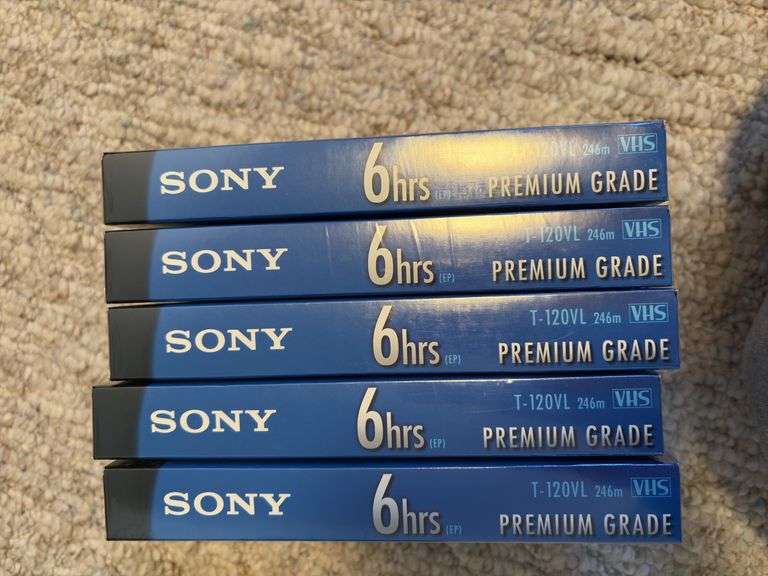 Sony VHS Recording Tapes - Auction Ohio