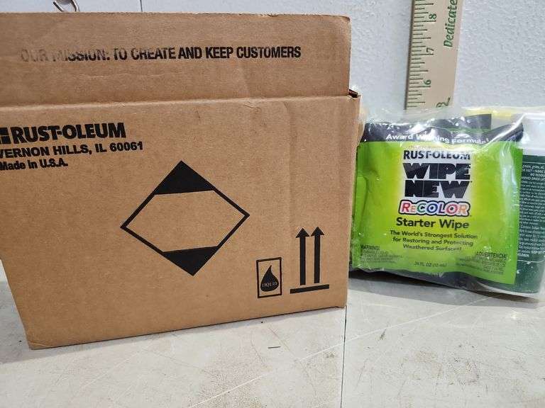 Rust-Oleum Wipe New Recolor Starter Wipe Kit - Auction Ohio