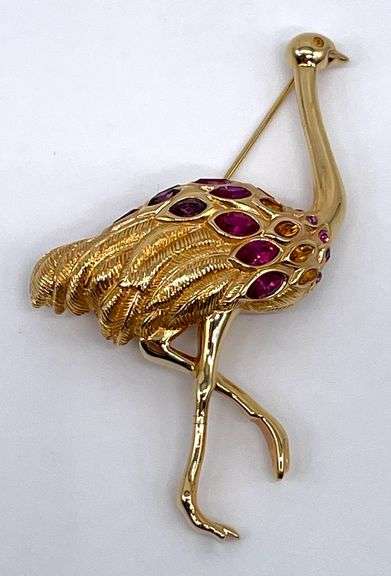 Swarovski Crystal Flamingo - Auction Ohio