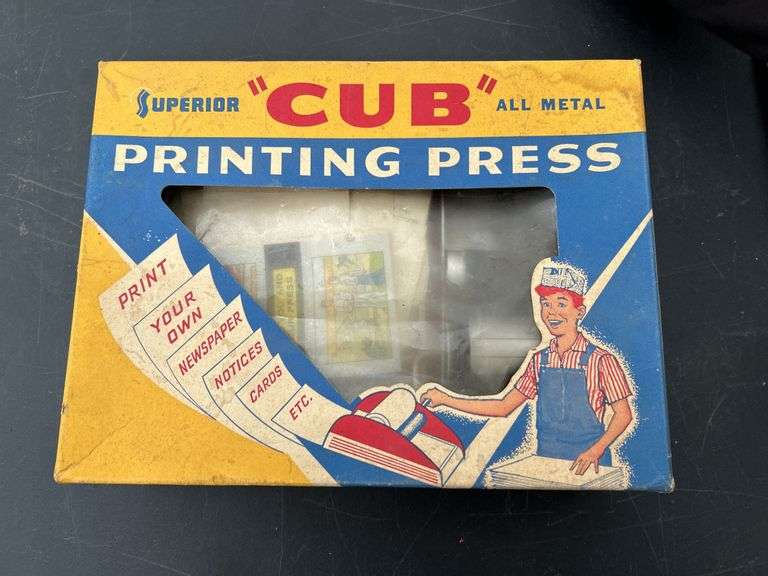 Superior “Cub” Printing Press - Auction Ohio