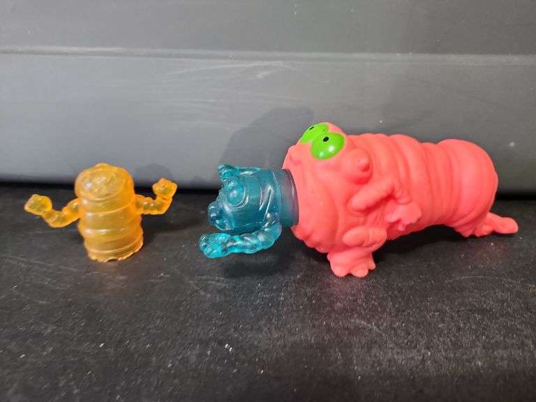 1980'S Brain Blaster & 2 Gooper Ghosts The Real Ghostbusters Figure ...