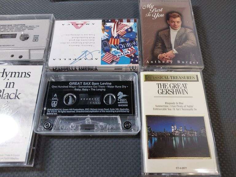 Lot of 33 Cassette Tapes – Big Band, Jazz, Gospel, Patriotic & More ...