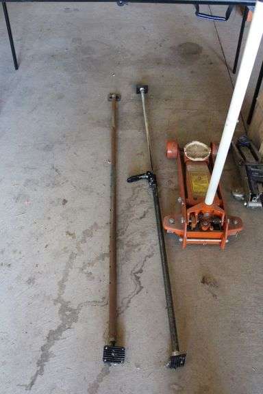 Collection of Hydraulic Jacks, Jack Stands, and Breaker Bars - Auction Ohio