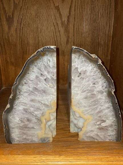 Geode Bookends - Auction Ohio
