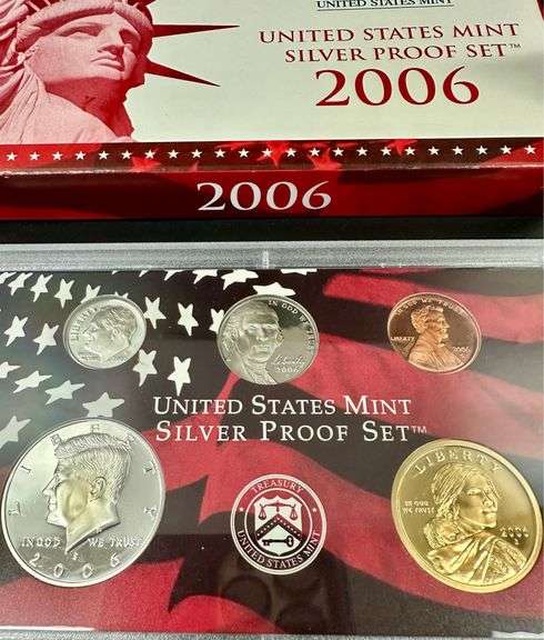 2006 Silver Proof Set w/ State Quarters - Auction Ohio