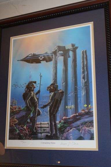 Sue Dawson "Contemplating Atlantis" Print - Auction Ohio