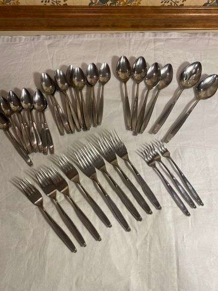 Vintage Contessa Stainless Flatware - Auction Ohio