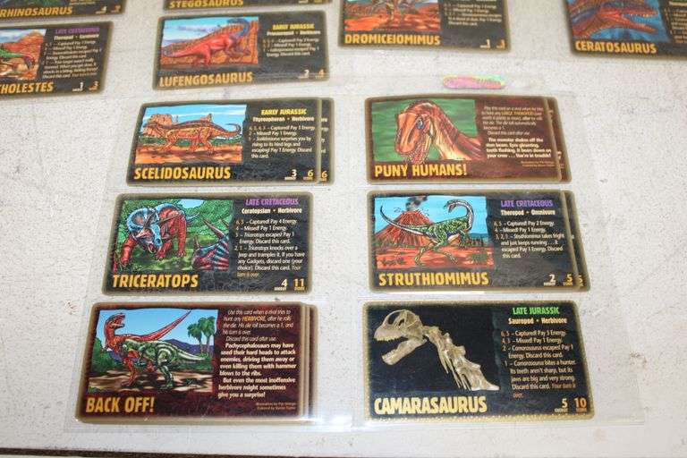 Dinosaur Collector Cards - Auction Ohio
