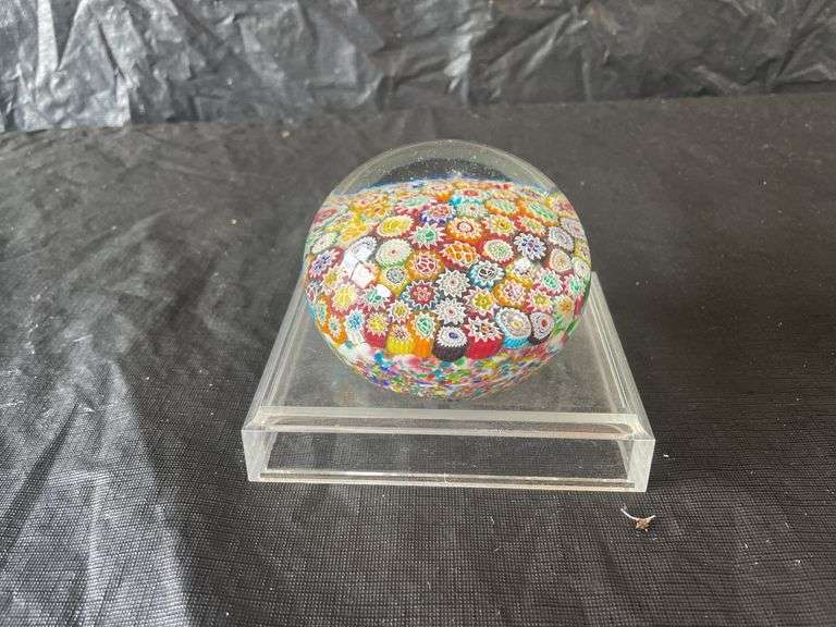Colorful Paperweight - Auction Ohio
