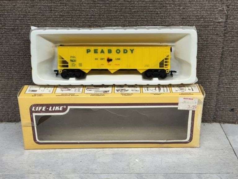 Life-Like HO Scale Peabody 100-Ton Hopper 8435 with Original Box ...