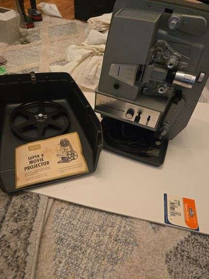Vintage Sears super 8, 8 mm projector. - Auction Ohio