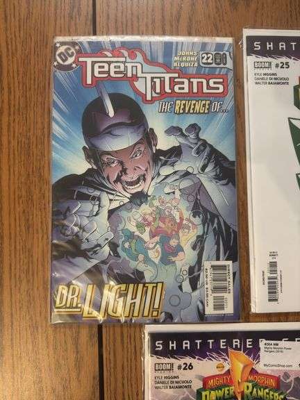 Teen Titans No. 22 / Mighty Morphin Power Rangers No. 25,26 - Auction Ohio