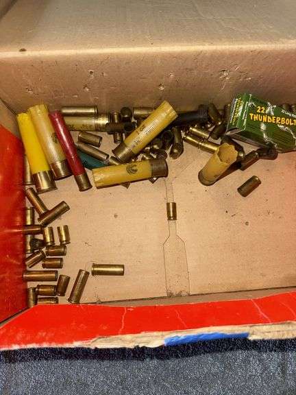 ASSORTMENT OF SPENT CARTRIDGE CASINGS OF VARIOUS CALIBERS - Auction Ohio