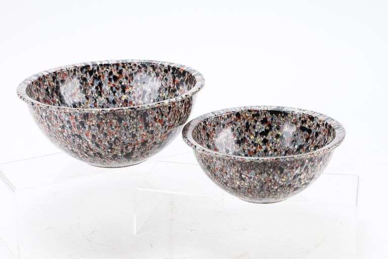 Vintage Brookpark Splatter Bowls - Auction Ohio