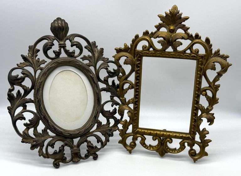 Vintage Ornate Brass Frames - Auction Ohio