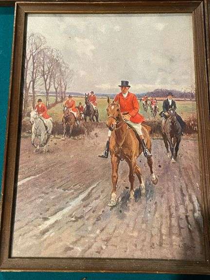 Fox Hunting Scene Prints - Auction Ohio