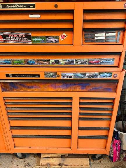Orange Tool Chest - Auction Ohio