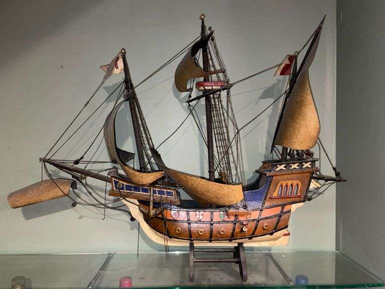 Decorative Clipper Ship - Auction Ohio