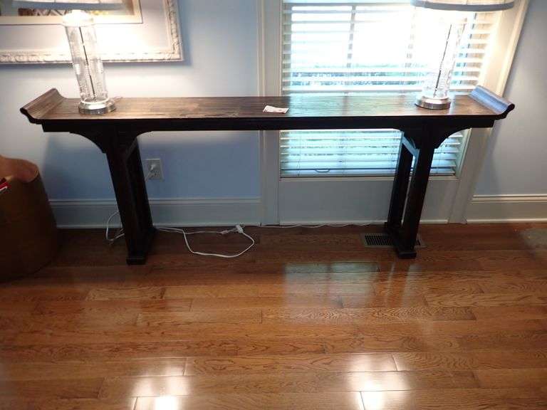 Ballard Designs - Elm Wood Ananda Console Table - Auction Ohio