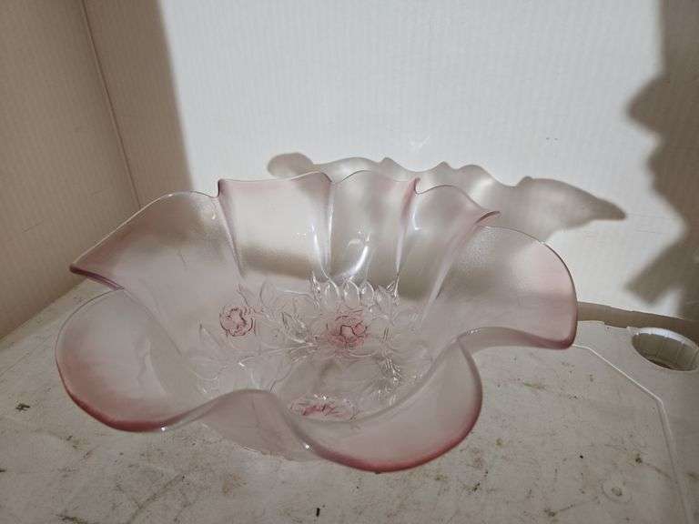 MIKASA pink Rosella. Candy bowl. - Auction Ohio