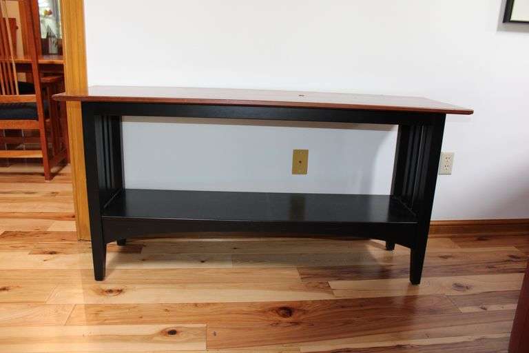 Ethan Allen Mission Console Table - Auction Ohio