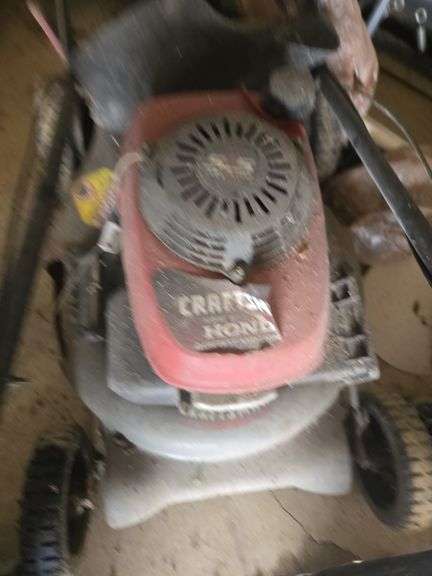 Craftsman push mower with honda engine - Auction Ohio