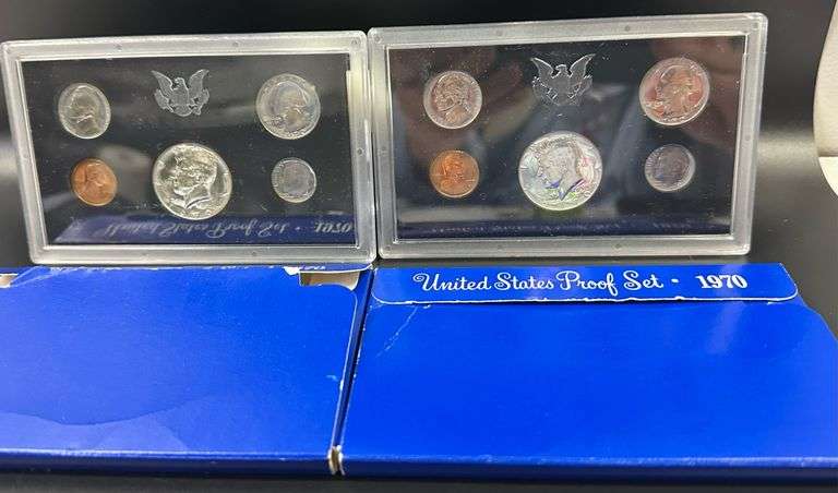 U.S. Proof Sets: Two 1970 - Auction Ohio