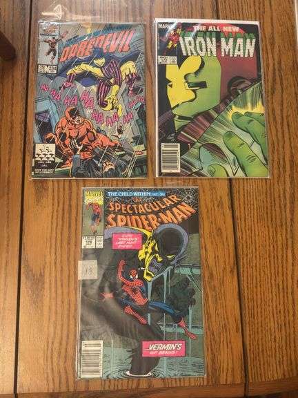 Daredevil No. 234 / The All New Iron Man No. 179 / The Spectacular ...