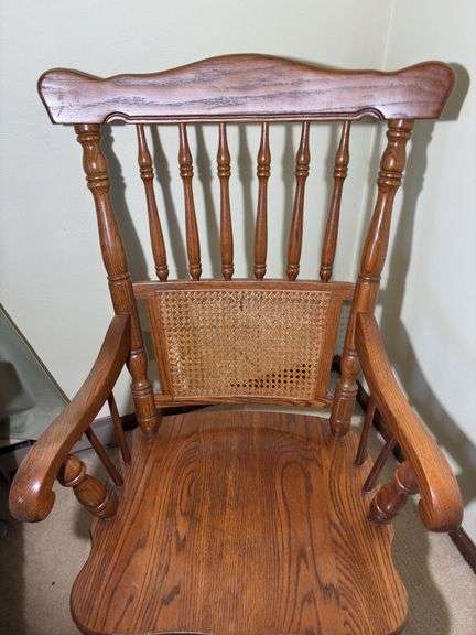 Oak Rocker - Auction Ohio