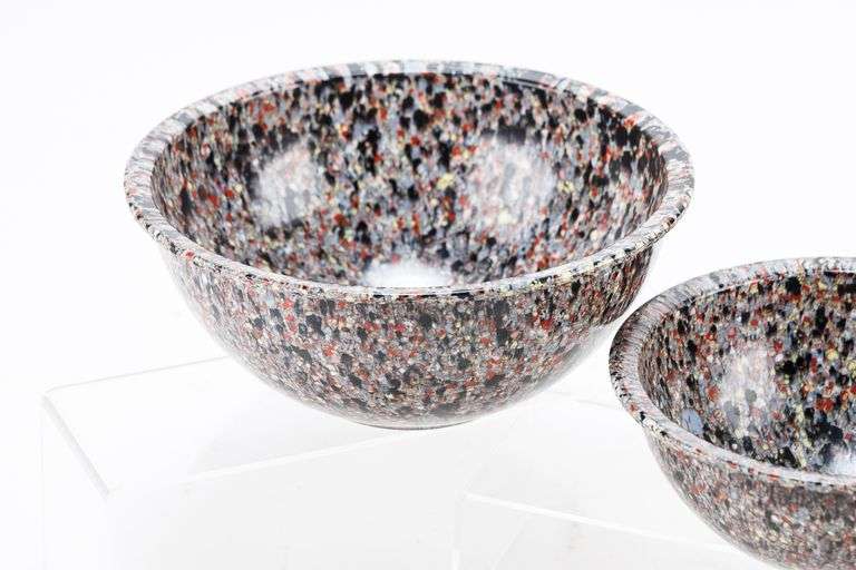 Vintage Brookpark Splatter Bowls - Auction Ohio