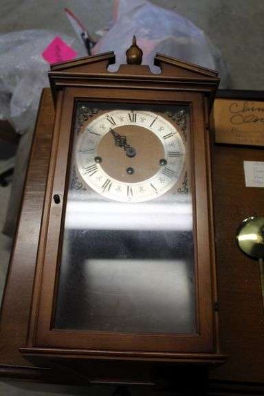 Linden Wall-Mounted Pendulum Clock With W. Haid Mechanism - Auction Ohio