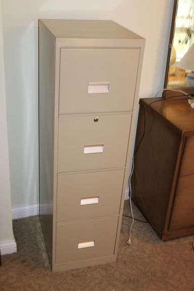 Tan File Cabinet - Auction Ohio