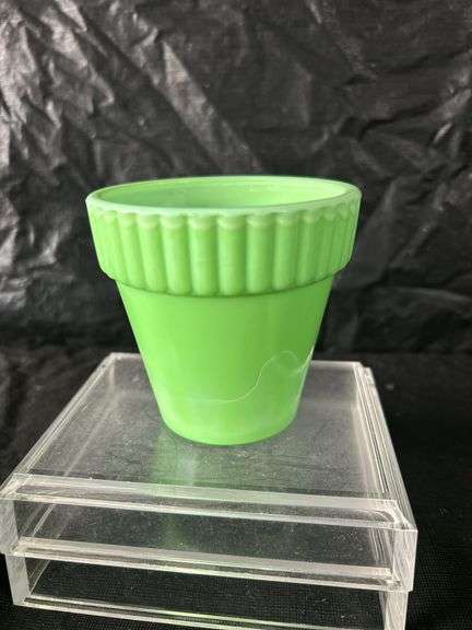 Akro Agate Pots - Auction Ohio