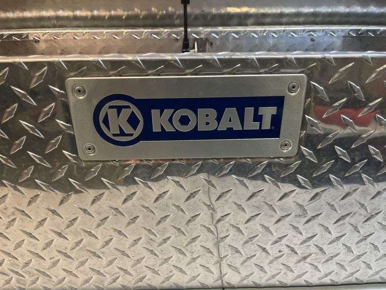 Kobalt Aluminum Diamond Plate Truck Toolbox - Auction Ohio