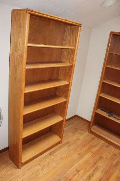 Oak Bookcases - Auction Ohio